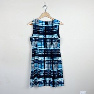 Pendleton | Dresses | Pendleton Laura Dress Blue Pattern Fit Flare ...